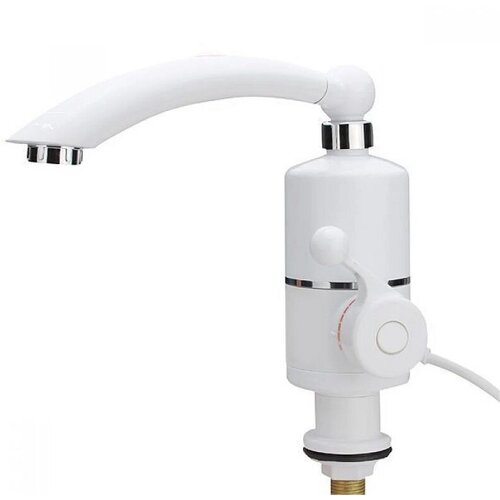 Проточный электрический водонагреватель Instant Electric Heating Water Faucet, без экрана, цвет белый