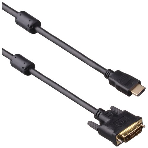 Кабель ExeGate HDMI - DVI Dual Link, EX-CC-HDMIM-DVIM, 3 м, черный