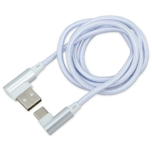 Дата-кабель зарядный USB/Type-C белый (угловой) 1м. ARNEZI A0605032