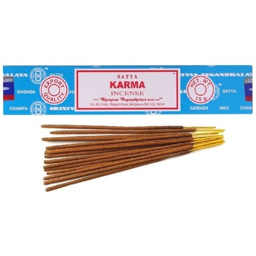 Ароматические палочки - благовония Satya Karma (Карма), 15гр