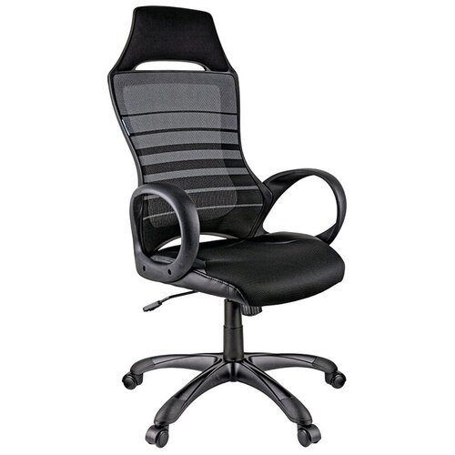 Компьютерное кресло Helmi HL-S05 Podium игровое, обивка: искусственная кожа/текстиль, цвет: черный