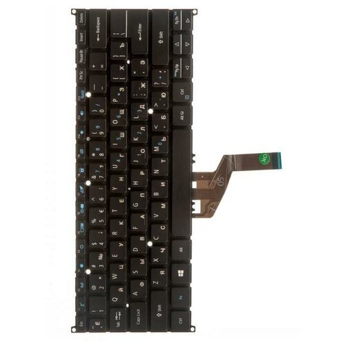 Клавиатура (keyboard) для ноутбука Acer TravelMate P4 P414-51 черная, 0KN1-891UI12