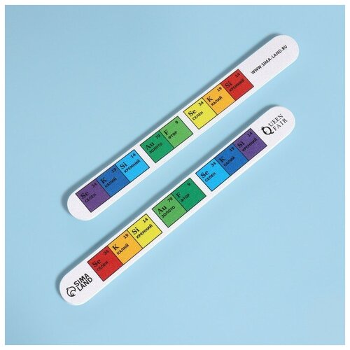 Пилка-наждак «CHEMICAL ELEMENT», абразивность 180/240, 18 см