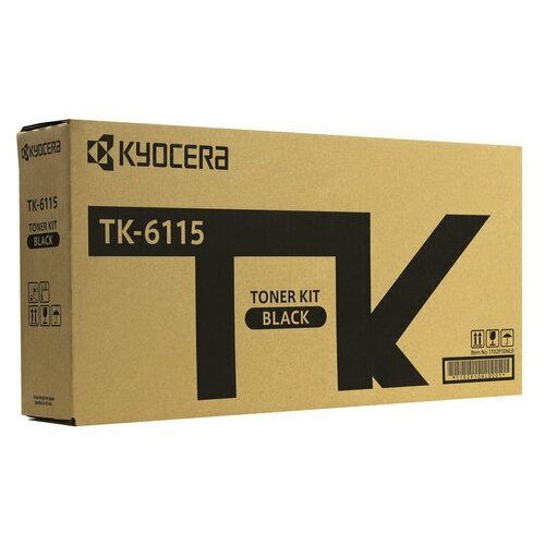 Тонер-картридж KYOCERA (TK-6115) M4125idn/M4132idn, ресурс 15000 стр, оригинальный, 1T02P10NL0
