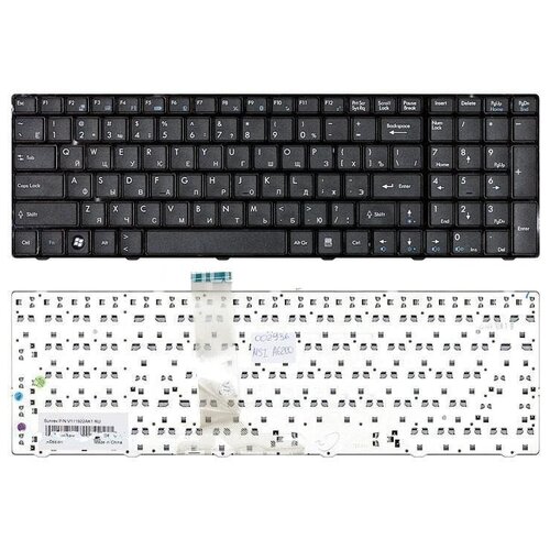 Клавиатура для MSI CX620 GT660 p/n: V111922AK1, V111922AK3, V111922BK1, V111922AK2