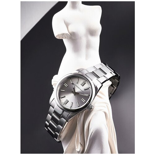 Наручные часы Alexander Diagan, серый, серебряный