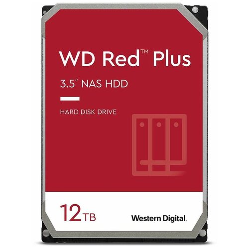 Жесткий диск Western Digital WD Red Plus 12Tb WD120EFBX