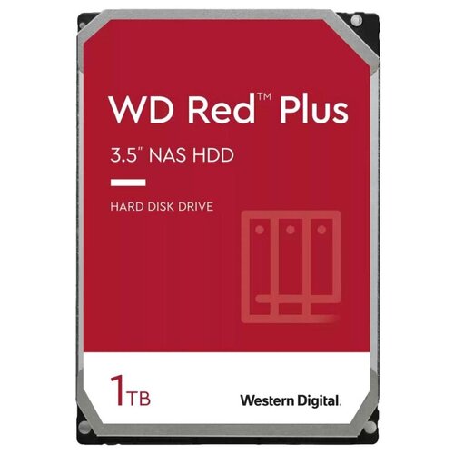 Жесткий диск WD Original SATA-III 10Tb WD101EFBX NAS Red Plus (7200rpm) 256Mb 3.5