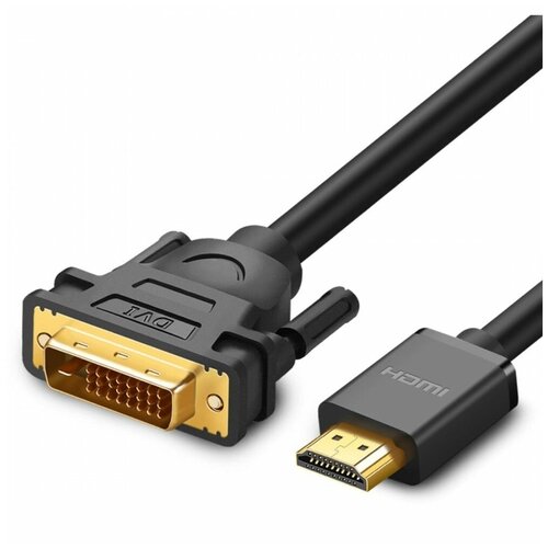 Ugreen 10135 Кабель UGREEN HD106 HDMI - DVI, цвет: черный, 2M