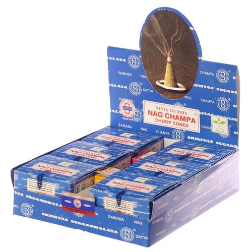 Благовония конусы Nag Champa Satya