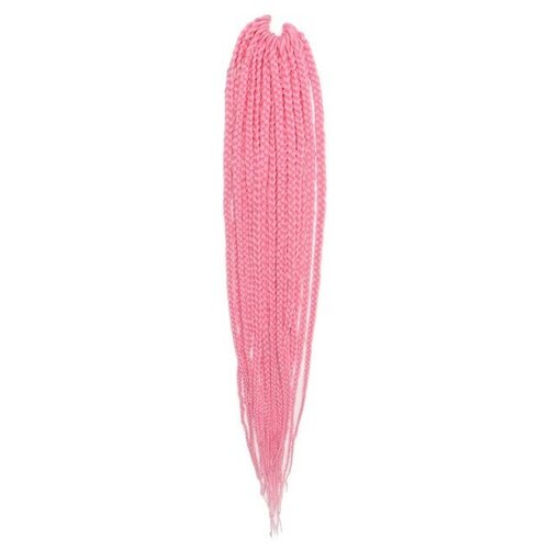 SIM-BRAIDS Афрокосы, 60 см, 18 прядей (CE), цвет светло-розовый(#II PINK)
