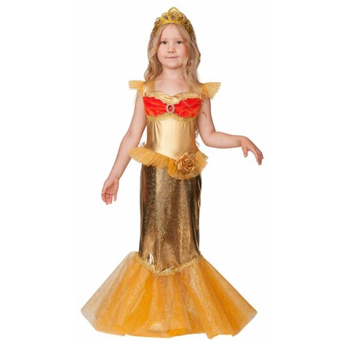 Детский костюм "Золотая рыбка" (13428), 140 см.