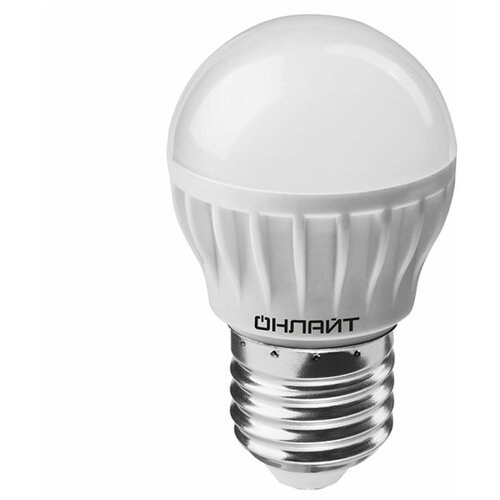 Светодиодная лампа шар онлайт 61 138 OLL-G45-6-230-6.5K-E27, цена за 1 шт.