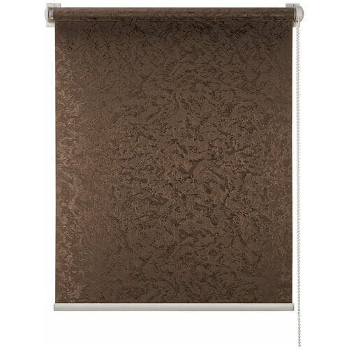 ПраймДекор рулонная штора "Фрост", коричневый, 140х170