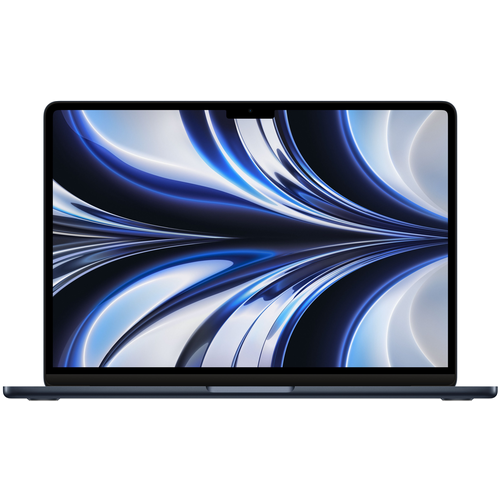 13.6" Ноутбук Apple MacBook Air 13 2022 2560x1664, Apple M2, RAM 8 ГБ, LPDDR5, SSD 256 ГБ, Apple graphics 8-core, macOS, Z160000LC, полуночный, английская раскладка
