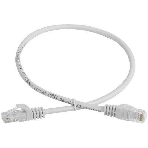 Патч-корд ITK PC01-C5EU-3M-G UTP RJ-45 вил.-вилка RJ-45 кат.5E 3м серый ПВХ (уп:1шт)