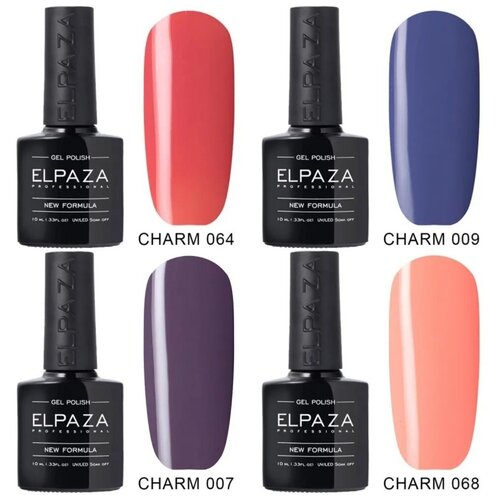 ELPAZA CHARM Professional/Гель-лак/ Набор 4 шт. по 10 мл