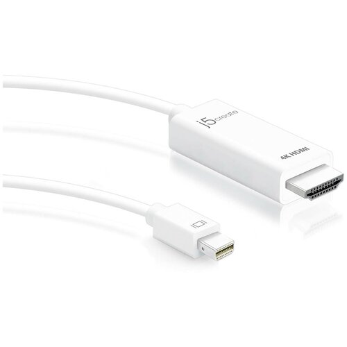 Кабель j5create Mini DisplayPort на 4K HDMI