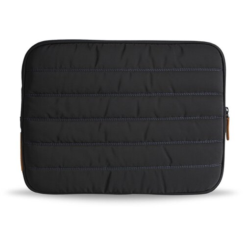 Чехол Bustha Puffer Sleeve Nylo/Leather для Macbook Pro 15/Pro 16, цвет тёмно-синий