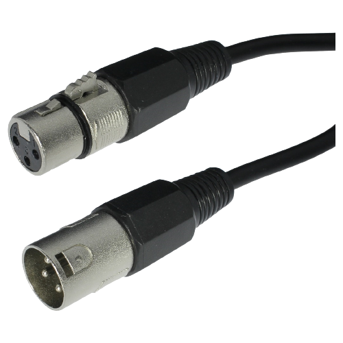 Микрофонный кабель XLR(M)-XLR(F) Dayton 1,5 м
