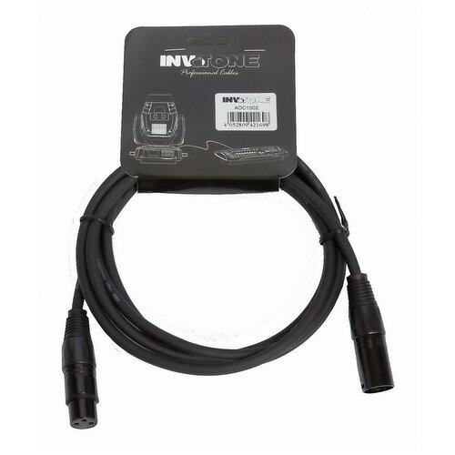 Кабель DMX с разьемами Invotone ADC1002 2.0m