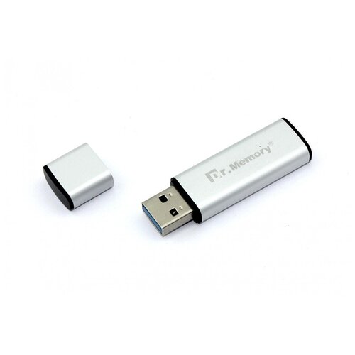 Флешка USB Dr. Memory 009 32GB, USB 3.0, серебристый