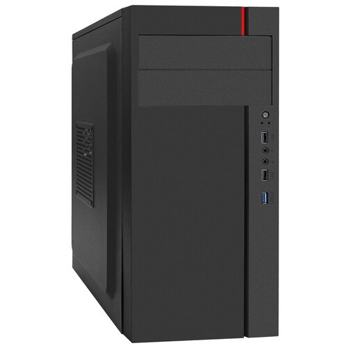 Exegate EX290186RUS Корпус Miditower ExeGate AA-440U-AA450 (ATX, AA450 8 см, 2*USB+1*USB3.0, аудио, черный)