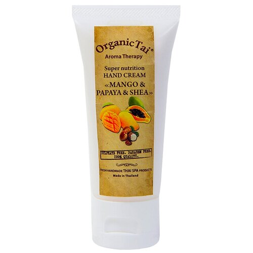 OrganicTai Cупер питательный крем для рук «манго, папайя и ШИ», 60 мл