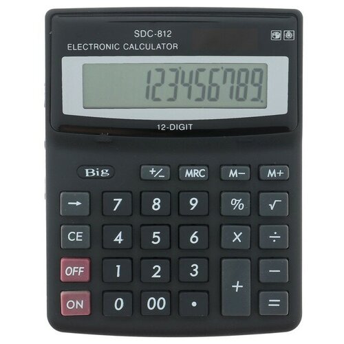 Калькулятор КНР настольный, 12-разрядный, SDC-812V 649362