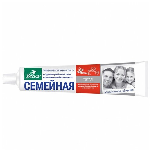 Зубная паста "Семейная" Тотал Весна 90 г