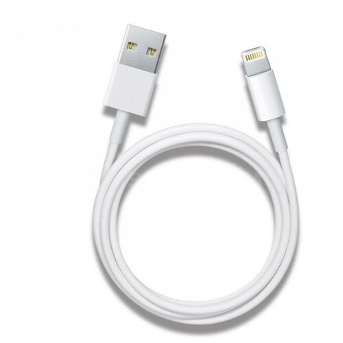 Кабель Foxccon для зарядки айфон / USB – Lightning для Apple iPhone, iPad, Airpods, iPod / провод для зарядки Айфона / 1 метр (techpack) white / белый