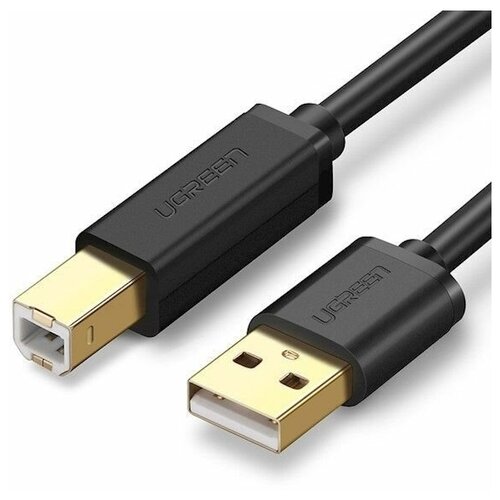 Ugreen 20847 Кабель UGREEN US135 USB-A - USB-B, цвет: черный, 2M