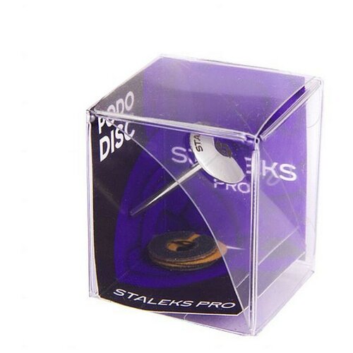 Staleks Pro, Диск педикюрный зонтик PODODISC М в комплекте с сменным файлом-кольцом 180 грит 5 шт (20 мм)