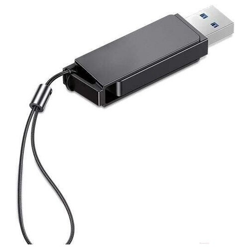 USB Flash Drive 128Gb - Usams US-ZB197 Rotatable High Speed Grey ZB197UP01