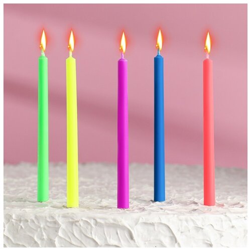 Набор свечей в торт, Страна Карнавалия "Цветное пламя"