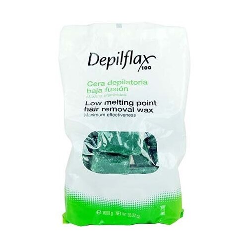 Depiflax100 / Воск горячий в дисках цвет зеленый (VEGETAL) 1000г