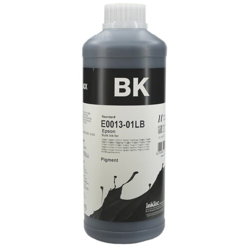 Чернила для Epson INKTEC E0013-01LB, пигментные, черные (black), 1 л