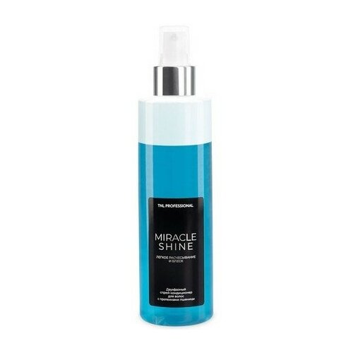 TNL Miracle shine Двухфазный спрей-кондиционер 2 в 1 для легкого расчесывания и блеска, 250 мл