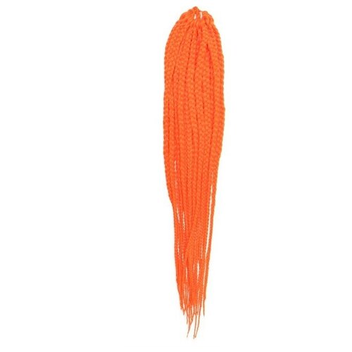 SIM-BRAIDS Афрокосы, 60 см, 18 прядей (CE), цвет оранжевый(#orange)