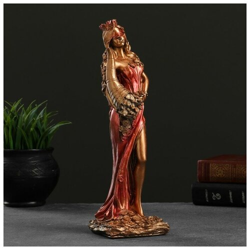 Фигура "Богиня Фортуна" золото, 29х10см