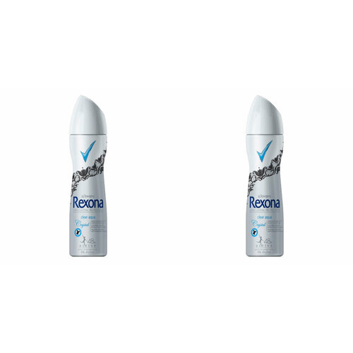Rexona Дезодорант-антиперспирант спрей женский Crystal Чистая вода, 150 мл, 2 шт