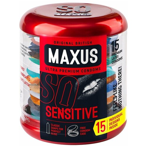Maxus / Презервативы Maxus Sensitive ультратонкие 15шт 1 уп