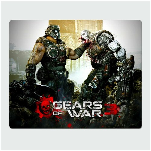 Коврик для компьютерной мышки ROCKET - Gears of War, 23x19 см