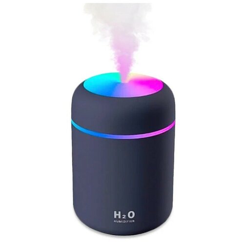 Мини-увлажнитель воздуха С подсветкой HUMIDIFIER H2O DQ серый