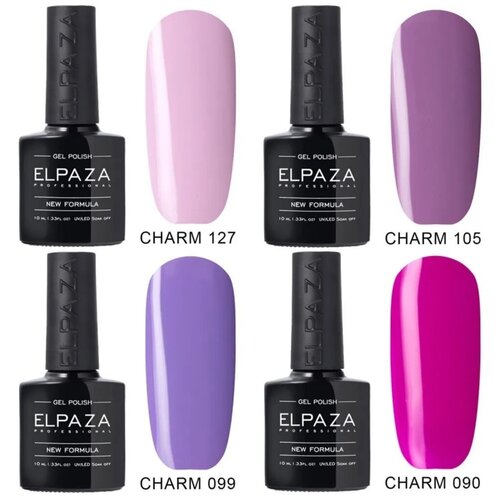 ELPAZA CHARM Professional/Гель-лак/ Набор 4 шт. по 10 мл