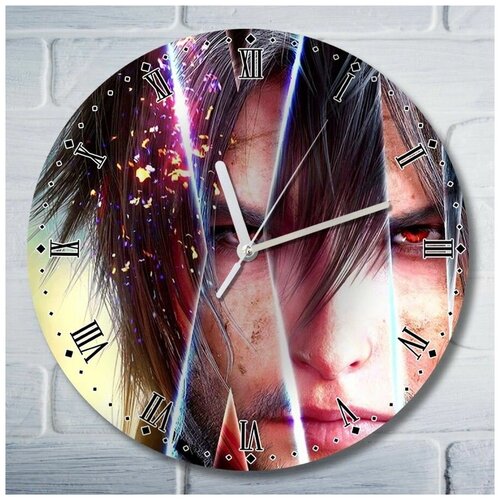 Настенные часы УФ игры Final Fantasy XV (ролевой боевик, фэнтези) - 6126
