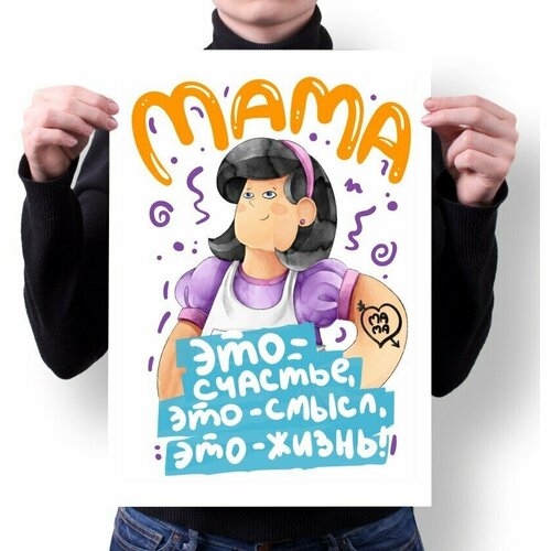 Плакат MIGOM А4 Принт "День Мамы, подарок Маме" - 2