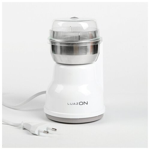Кофемолка электрическая LuazON LMR-05, 160 Вт, 50 г, белая