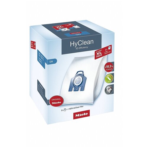 Miele Комплект GN Allergy XL HyClean 3D, 8 шт+ фильтр HEPA HA50