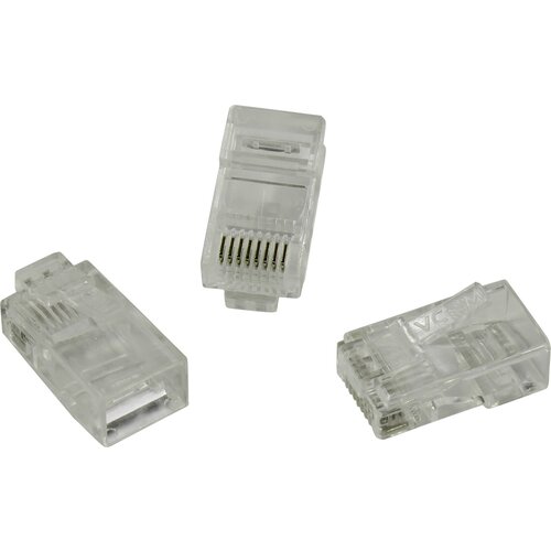 VCOM Коннектор RJ-45 для UTP кабеля 5 кат. VCOM VNA2200-1/100 (100шт./уп.)